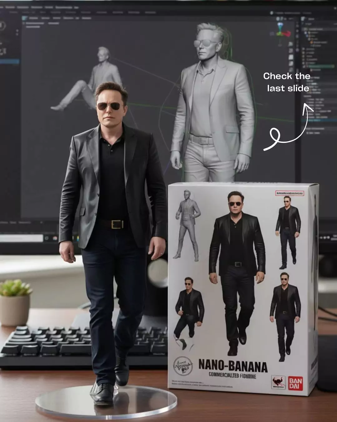 Instagram Trending 3d Photo Editing Prompt - 3D Action Figure Photo Editing